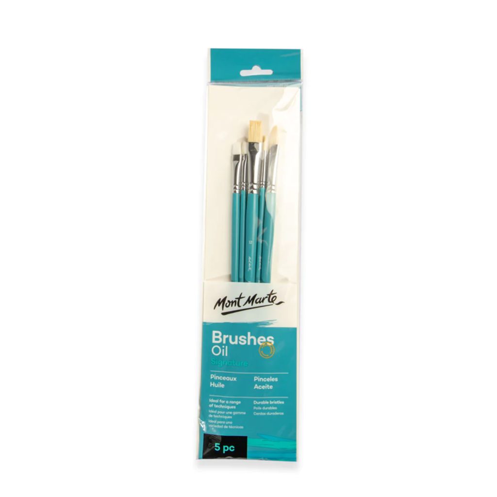 Mont Marte Gallery Series Oil Brush Set 5pc – Atlas paints