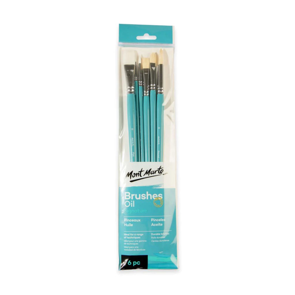 Mont Marte Gallery Series Oil Brush Set 6pc – Atlas paints