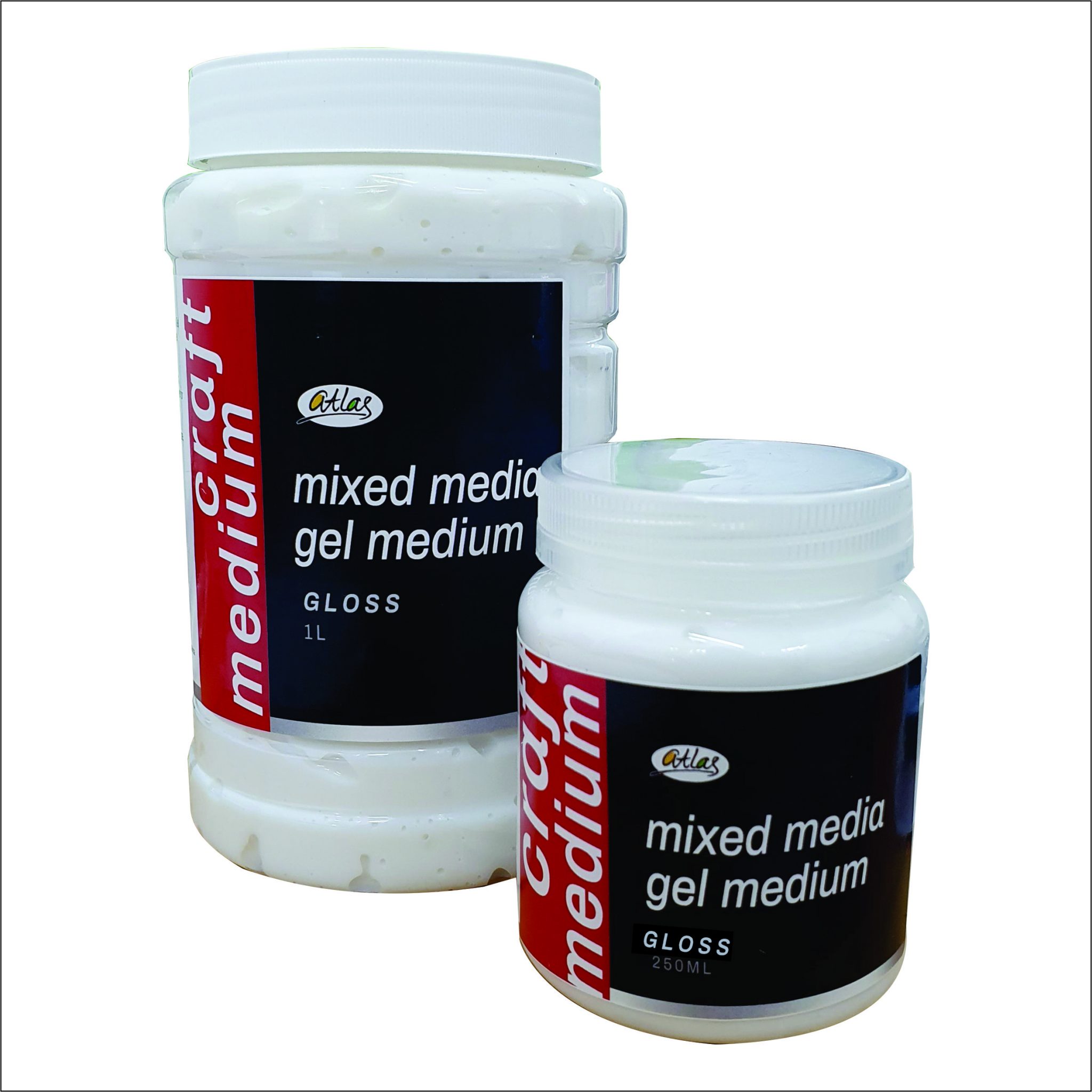 Mixed Media Matt Gel Medium – Atlas paints