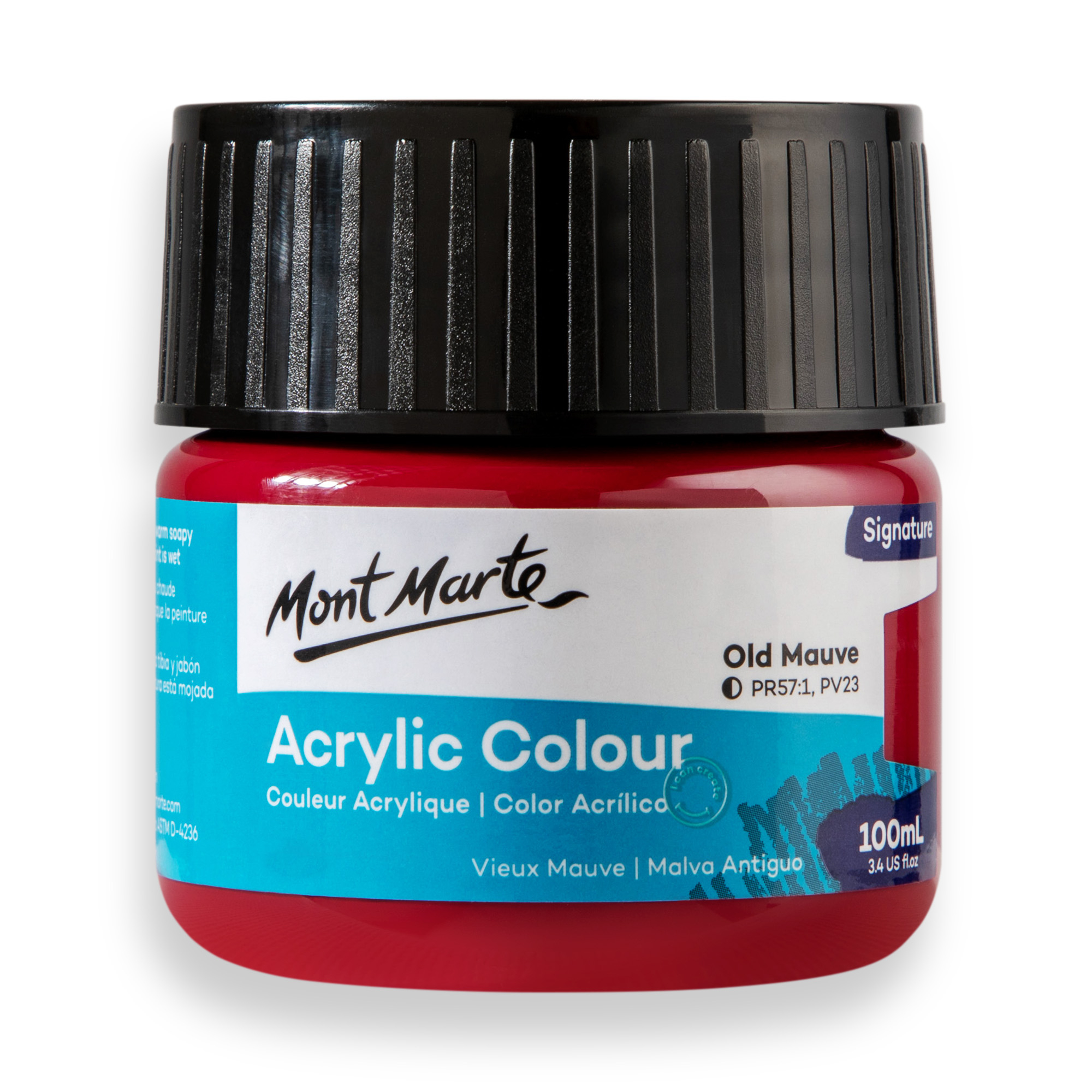 Mont Marte Signature Acrylic Colour Paint 100ml – Old Muave – Atlas paints