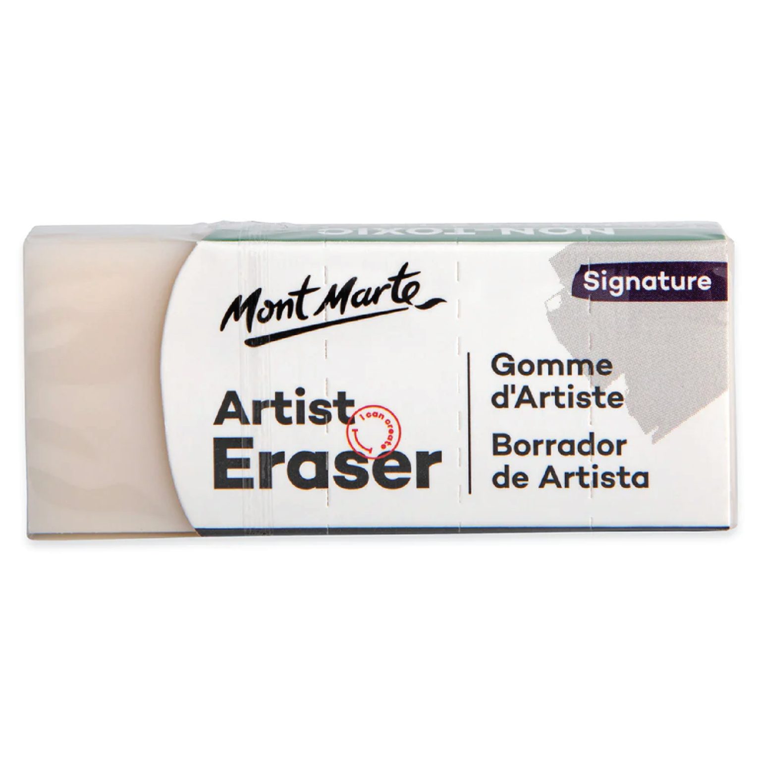 Mont Marte Artist Eraser 6cm Signature – White – Atlas paints